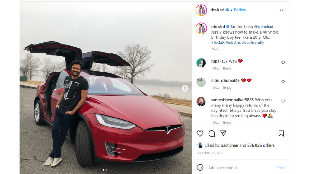 Celebrities And Their Electric Cars