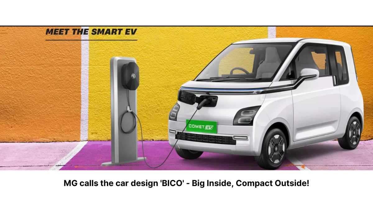 MG Comet EV - India's most affordable electric car
